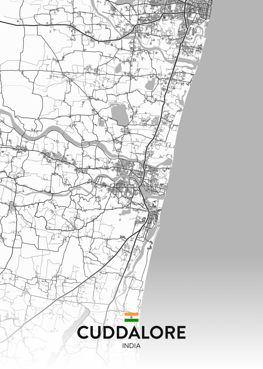 'Cuddalore IN' Poster by IMR Designs | Displate