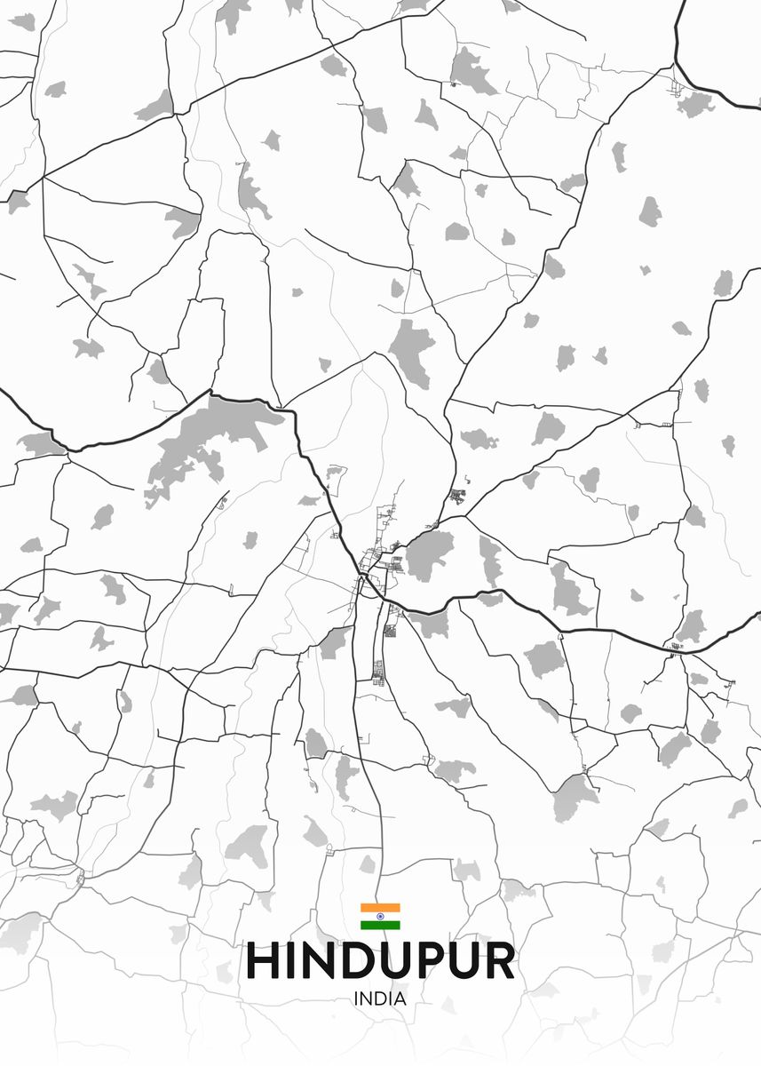 'Hindupur IN' Poster by IMR Designs | Displate