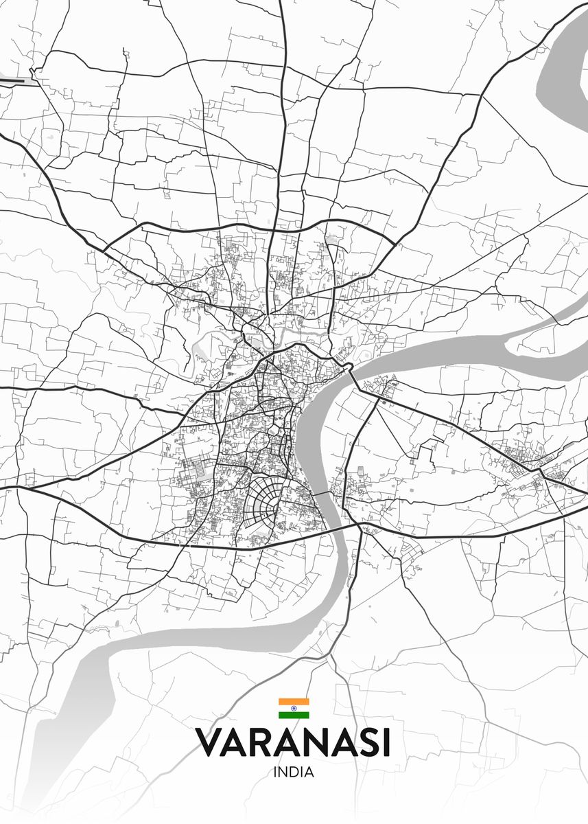 'Varanasi IN' Poster by IMR Designs | Displate