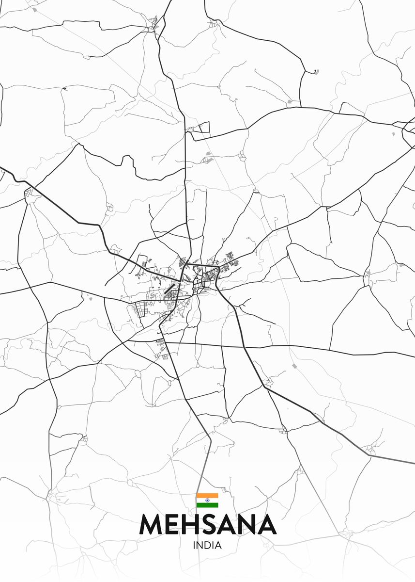 'Mehsana IN' Poster by IMR Designs | Displate