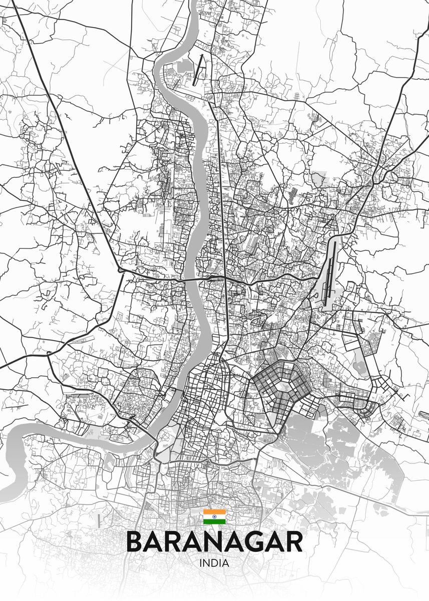 'Baranagar IN' Poster, picture, metal print, paint by IMR Designs ...