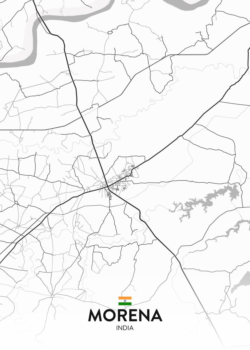 'Morena IN' Poster by IMR Designs | Displate