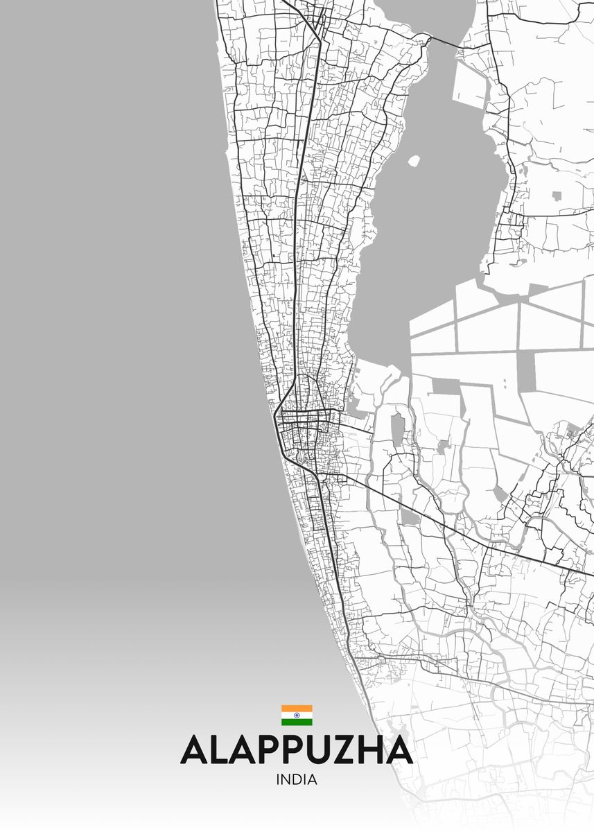 'Alappuzha IN' Poster by IMR Designs | Displate