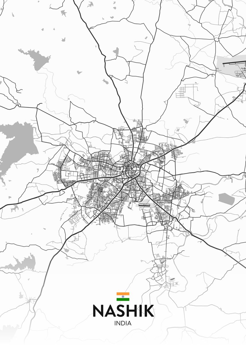 'Nashik IN' Poster by IMR Designs | Displate