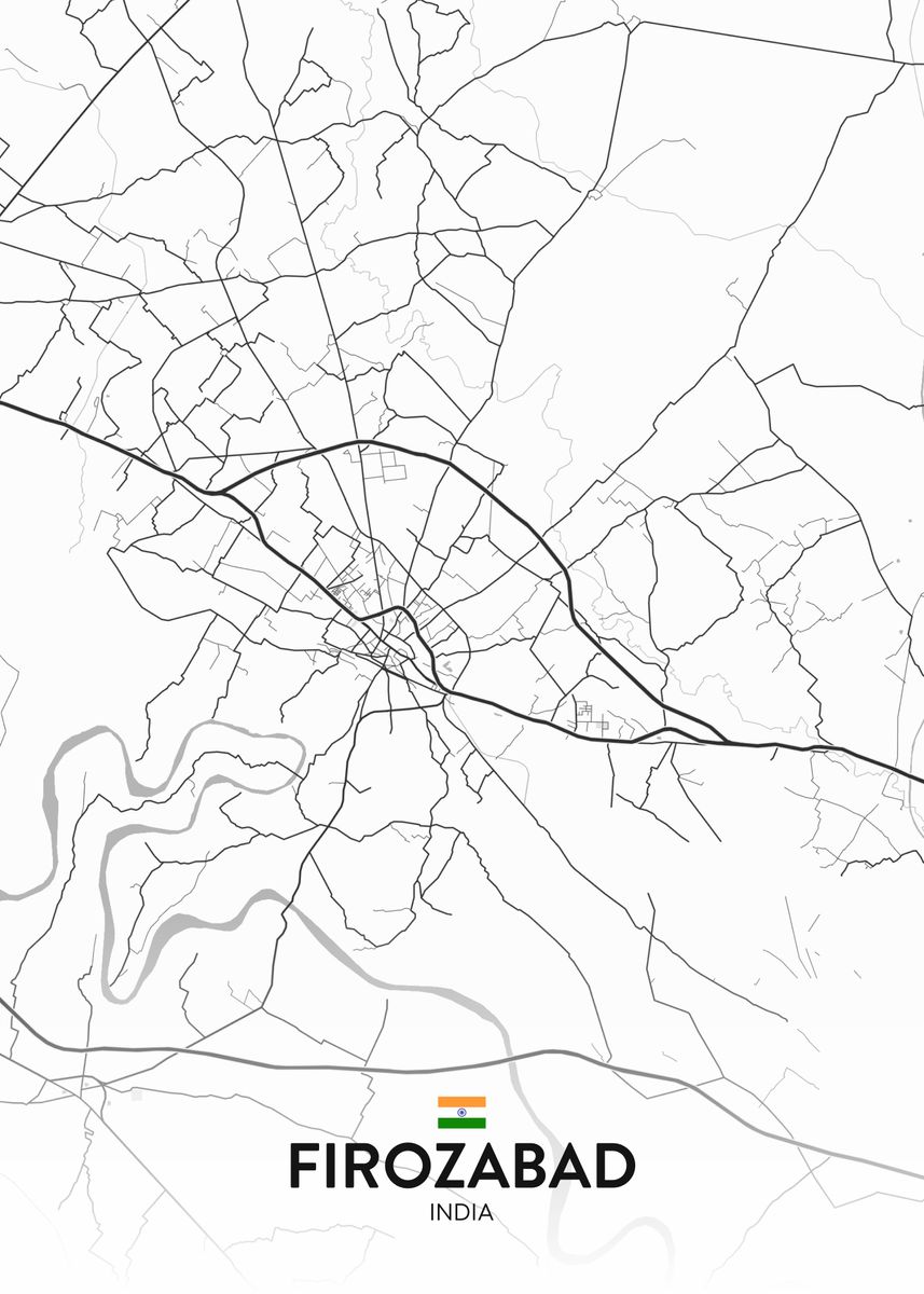 'Firozabad IN' Poster by IMR Designs | Displate