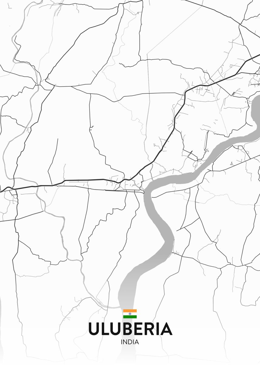 'Uluberia IN' Poster, picture, metal print, paint by IMR Designs | Displate