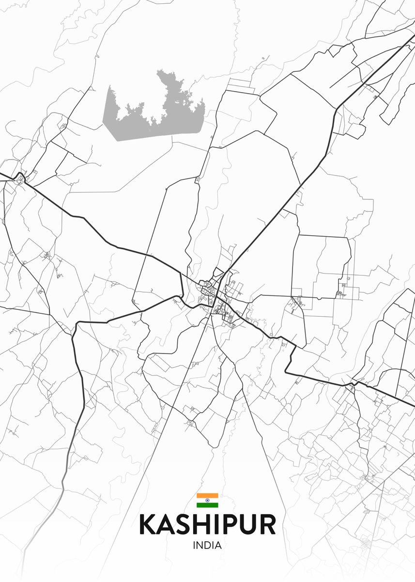 'Kashipur IN' Poster, picture, metal print, paint by IMR Designs | Displate