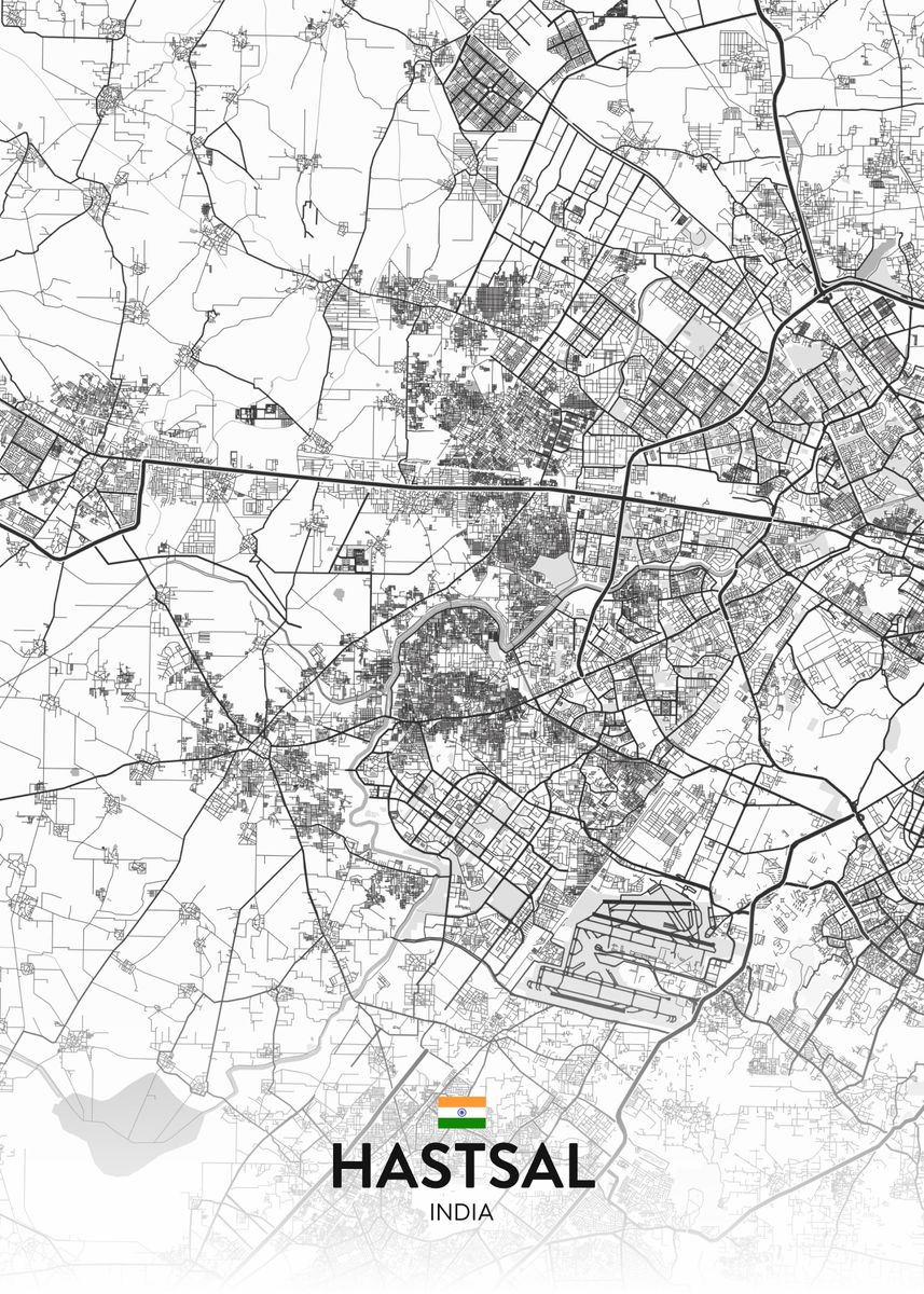 'Hastsal IN' Poster, picture, metal print, paint by IMR Designs | Displate