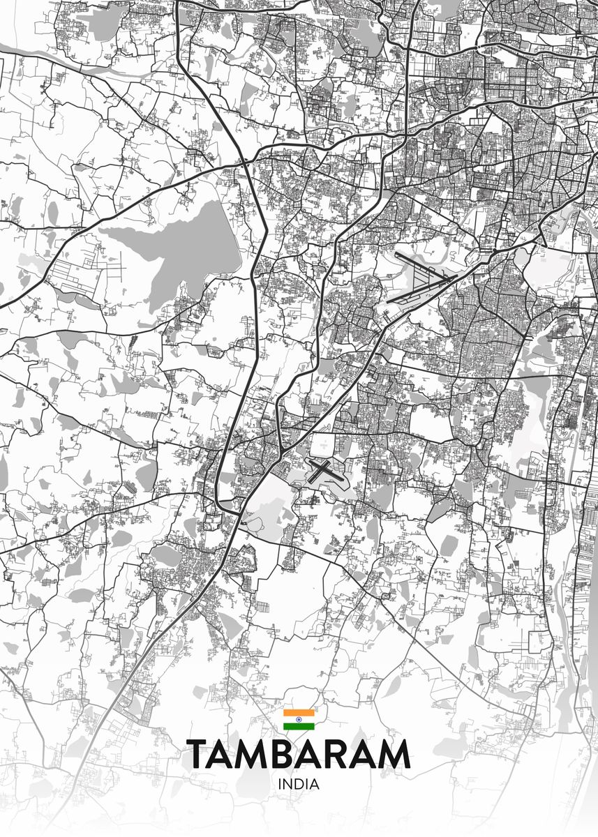 'Tambaram IN' Poster by IMR Designs | Displate