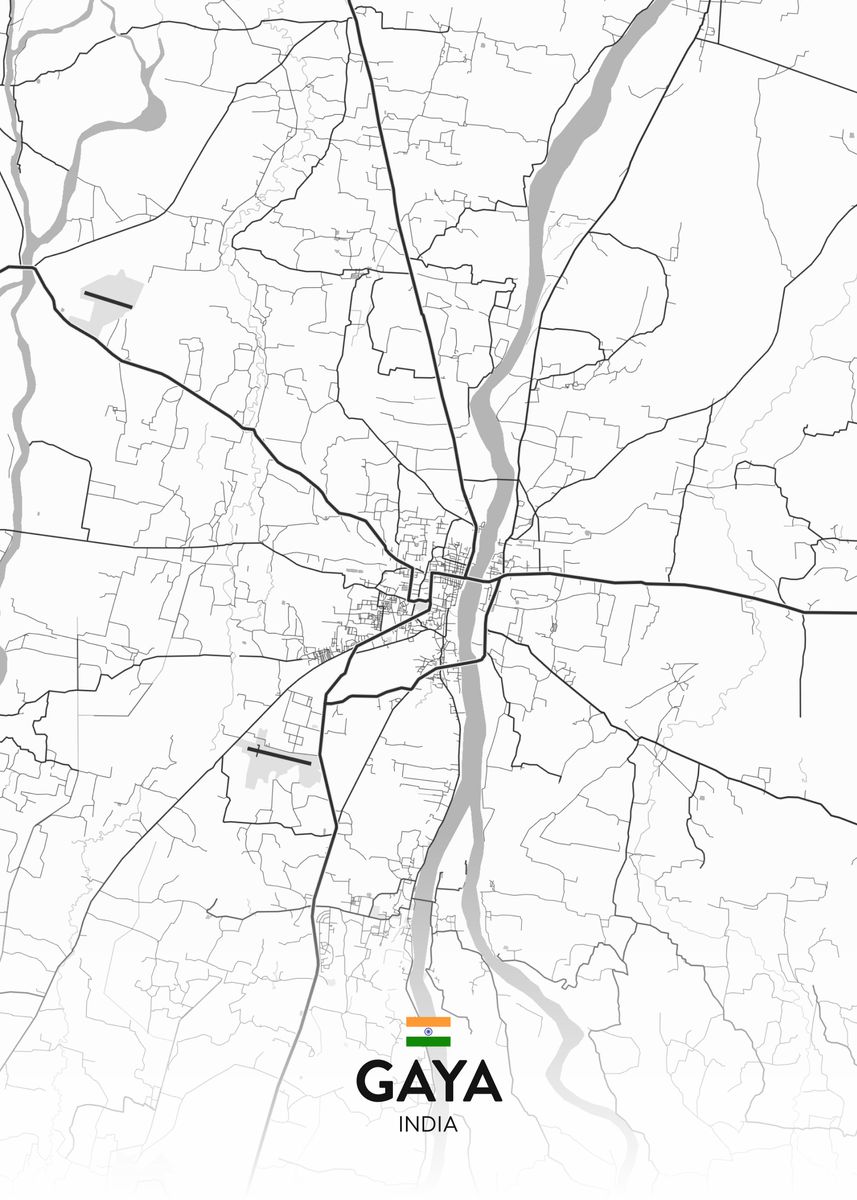 'Gaya IN' Poster, picture, metal print, paint by IMR Designs | Displate