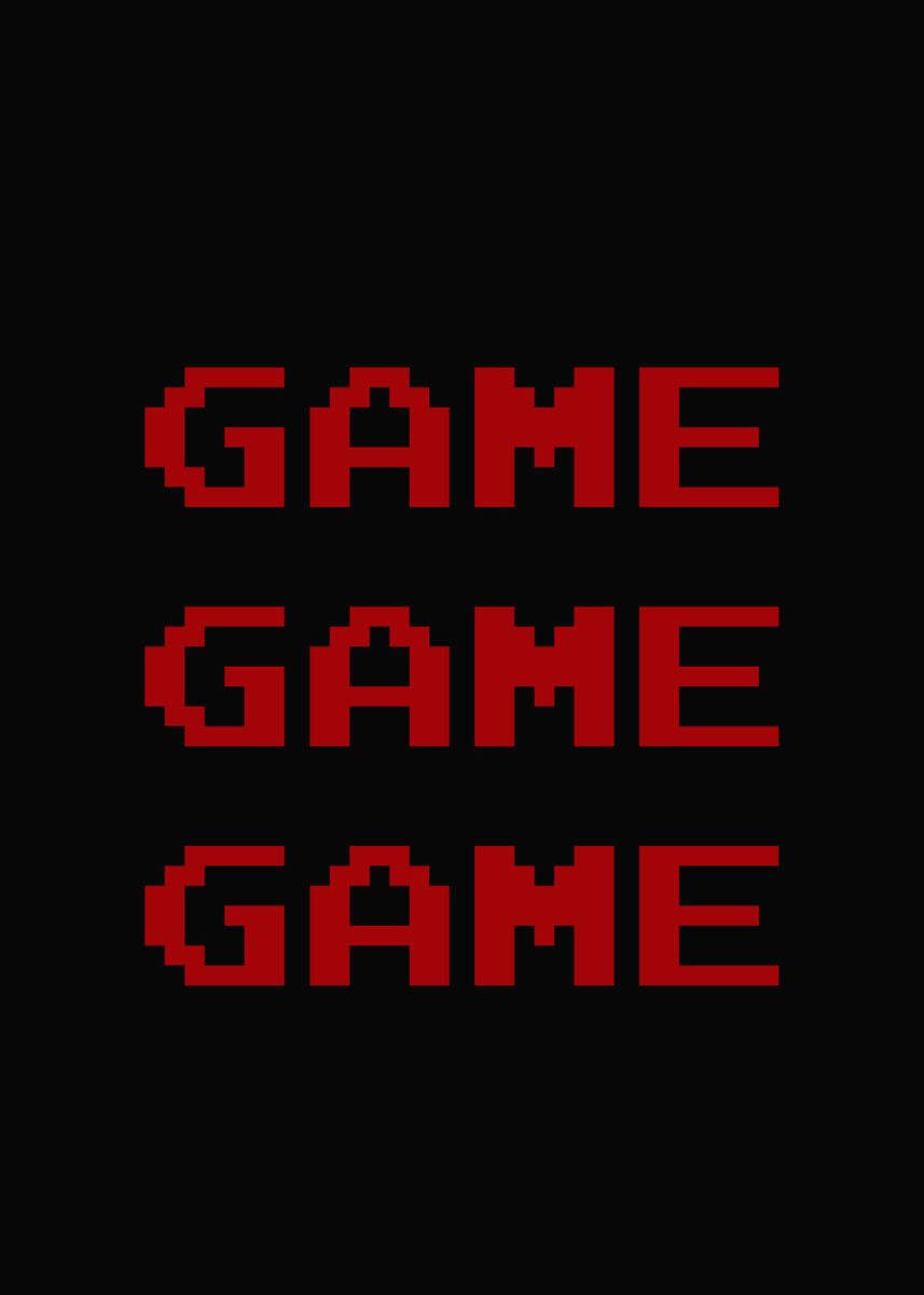 'Quote Game' Poster, picture, metal print, paint by Rijis Art | Displate