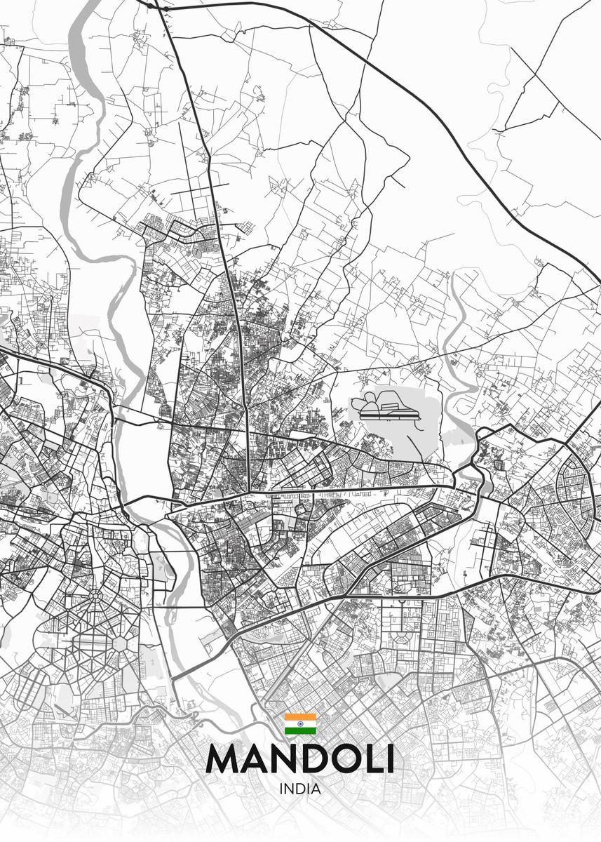 'Mandoli IN' Poster, picture, metal print, paint by IMR Designs | Displate