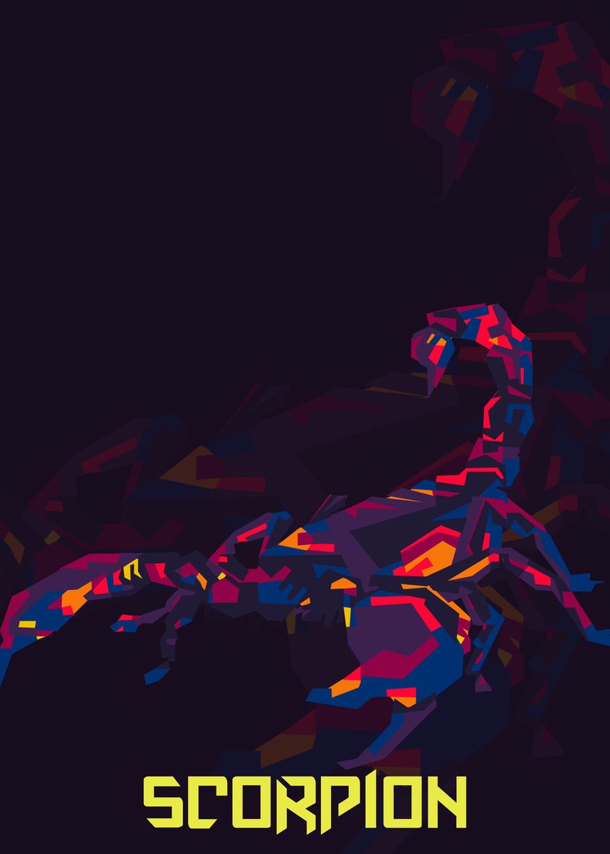 'scorpion mythology' Poster, picture, metal print, paint by Mshel Tyan ...