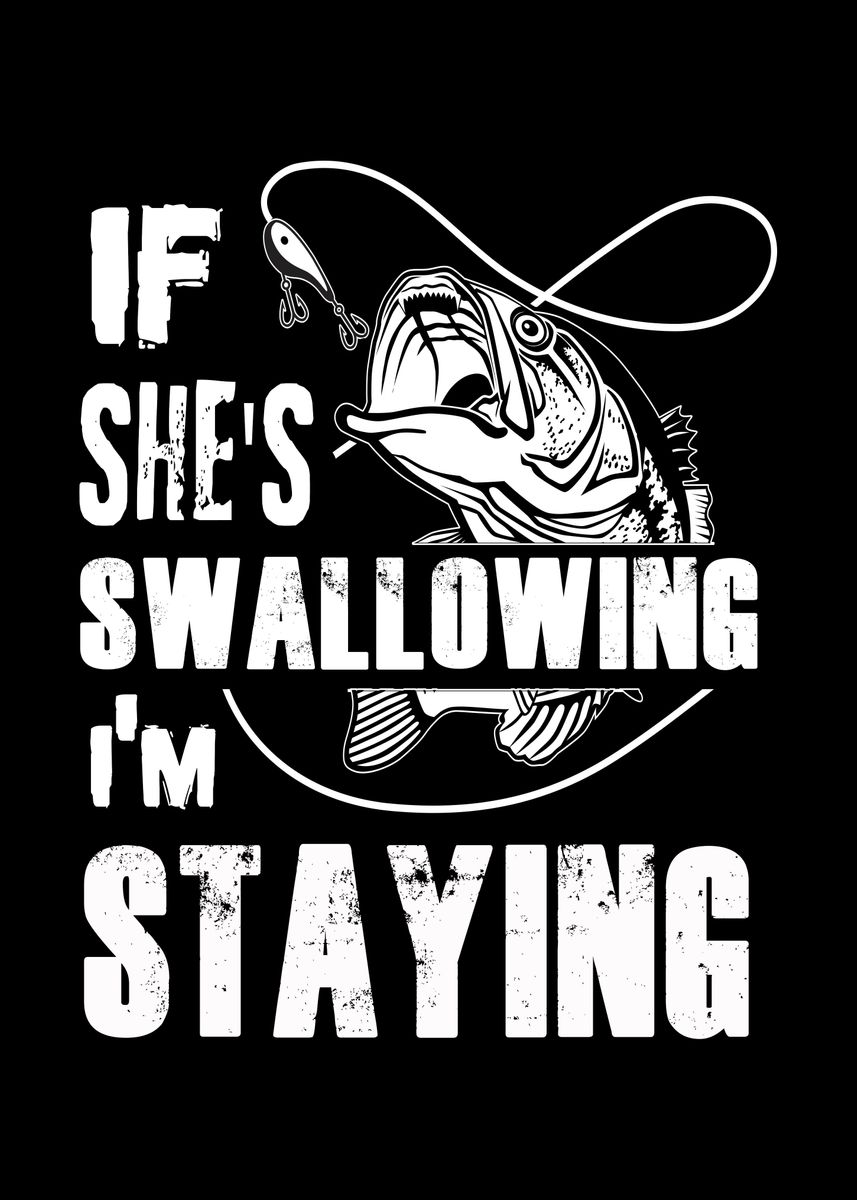 'Im Staying' Poster, picture, metal print, paint by Neon Moon | Displate
