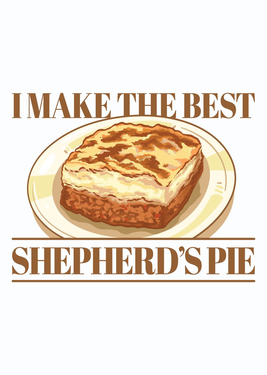 'Shepherd Pie' Poster, picture, metal print, paint by Geschenkelaune ...