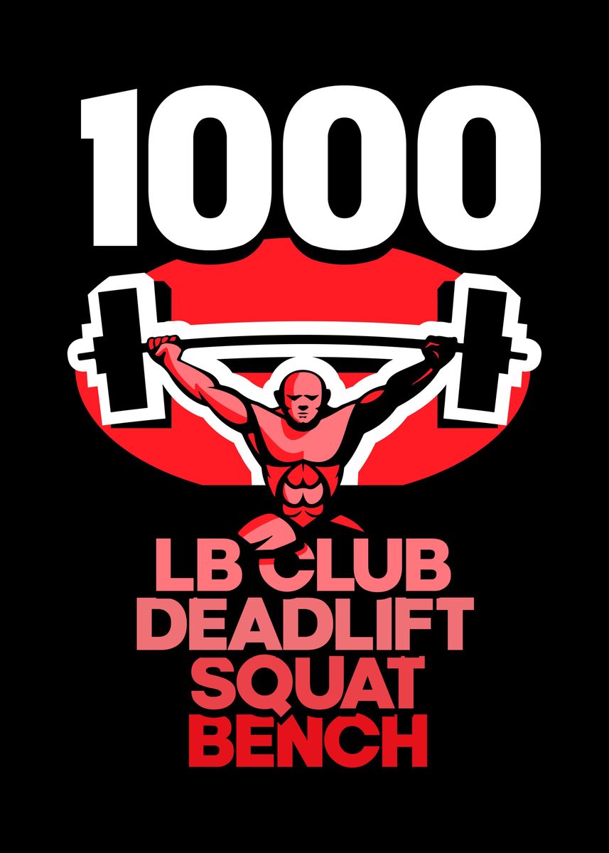 'Deadlifting Weighlifting' Poster, picture, metal print, paint by ...