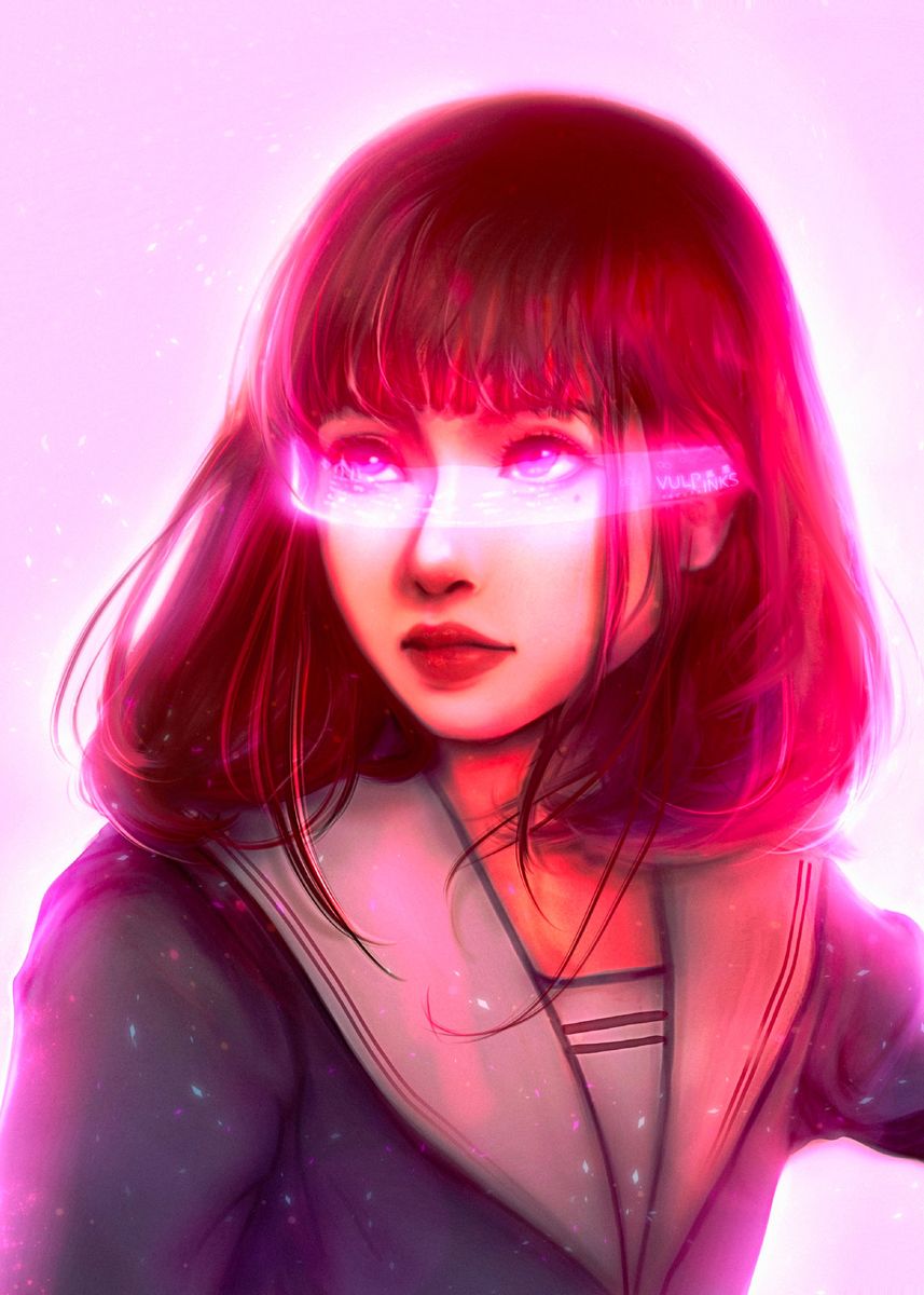 'Mirai' Poster, picture, metal print, paint by vulp inks | Displate