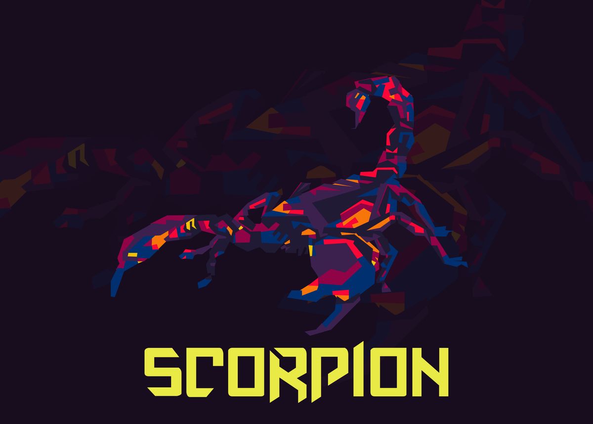 'scorpions animal' Poster by Mshel Tyan | Displate