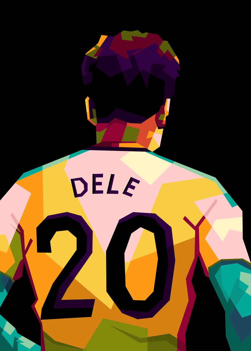 'Dele Alli wpap' Poster, picture, metal print, paint by AMIRUDIN 06 ...