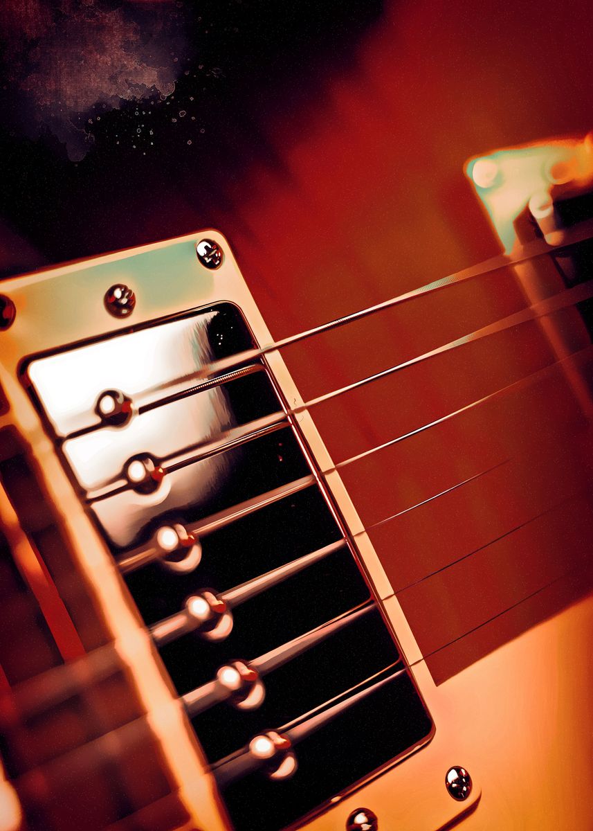 'guitar' Poster by Haruka Studio | Displate