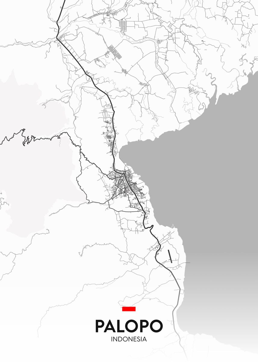 'Palopo ID' Poster, picture, metal print, paint by IMR Designs | Displate