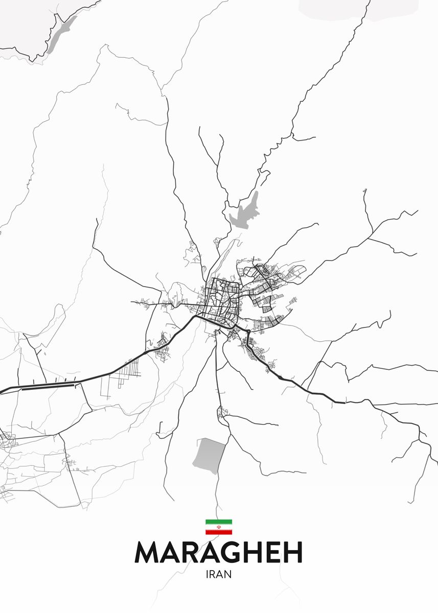 'Maragheh IR' Poster, picture, metal print, paint by IMR Designs | Displate