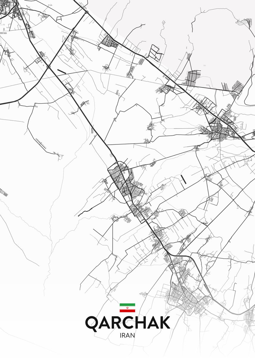 'Qarchak IR' Poster, picture, metal print, paint by IMR Designs | Displate