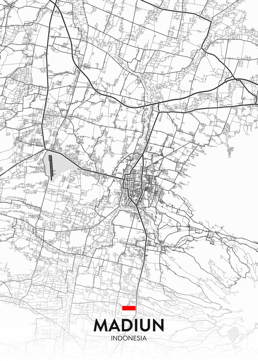 'Madiun ID' Poster, picture, metal print, paint by IMR Designs | Displate