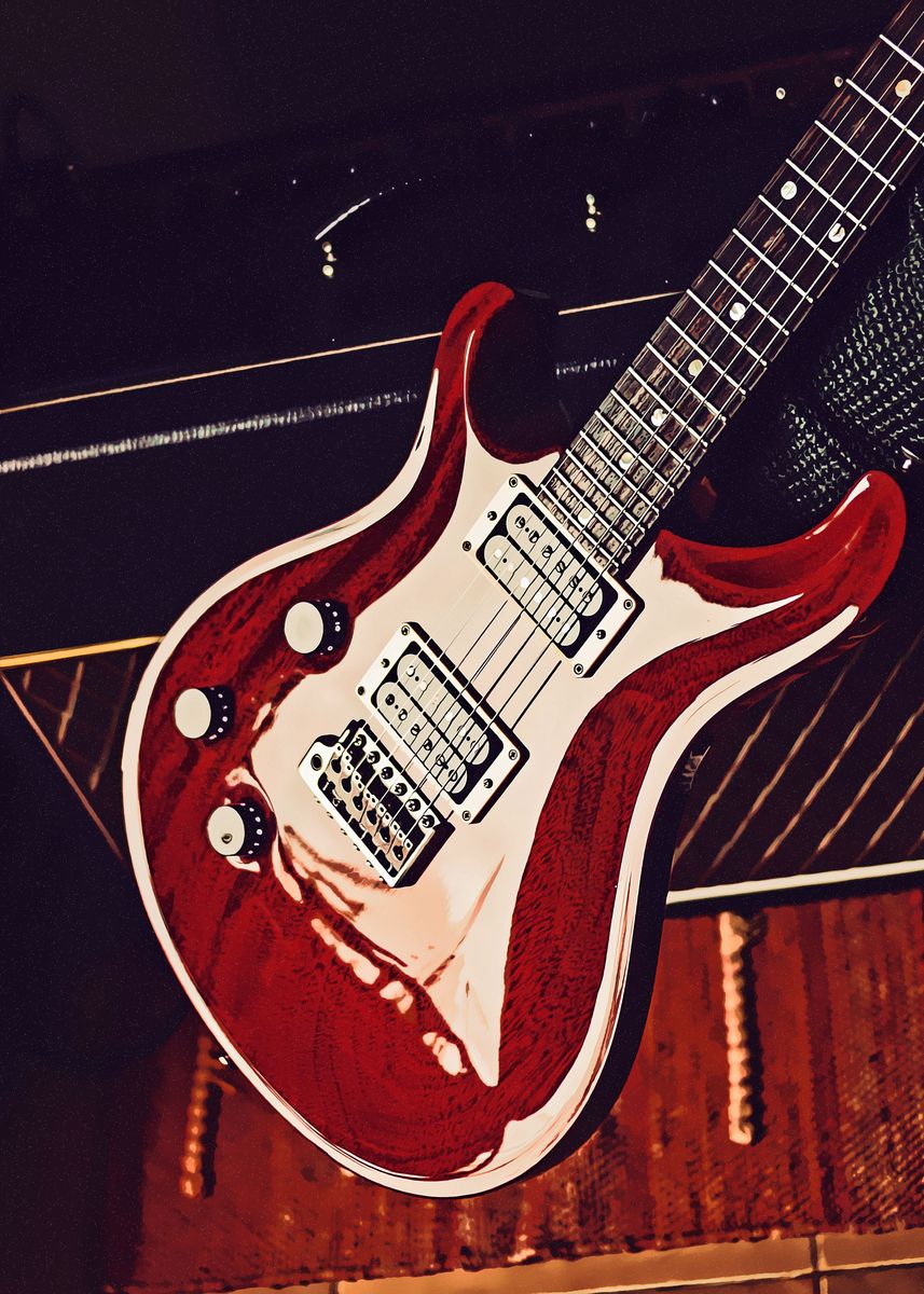 'guitar' Poster by Haruka Studio | Displate