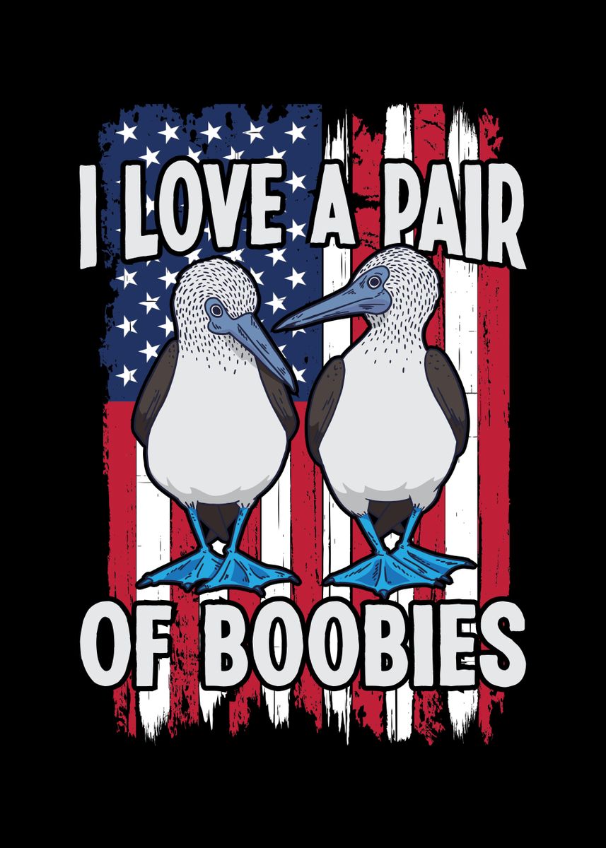 'Blue Footed Booby Bird' Poster, picture, metal print, paint by Phil ...