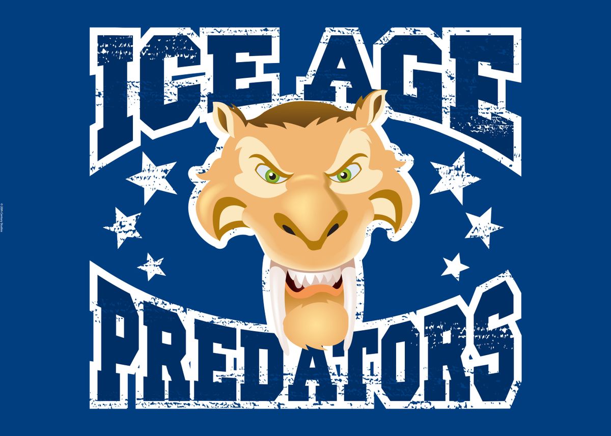 'Ice Age Predators' Poster by Ice Age | Displate