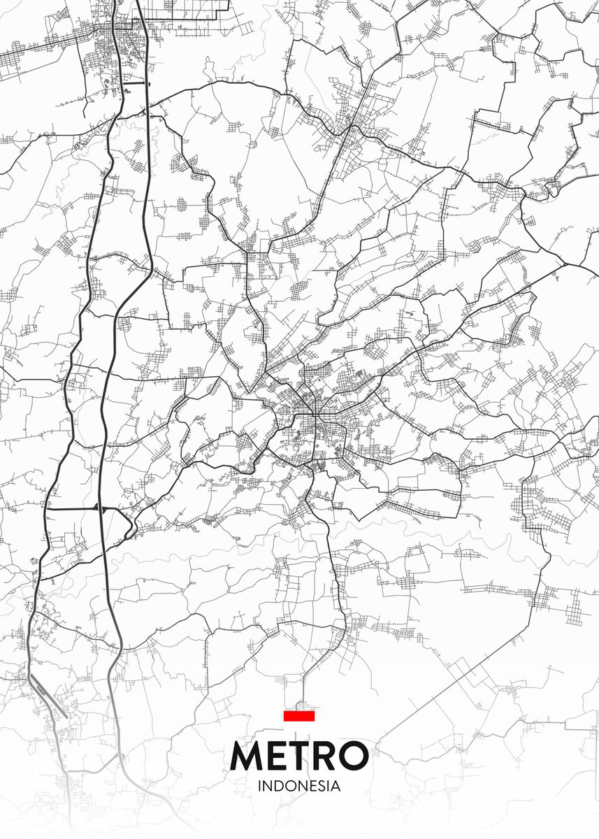 'Metro ID' Poster, picture, metal print, paint by IMR Designs | Displate