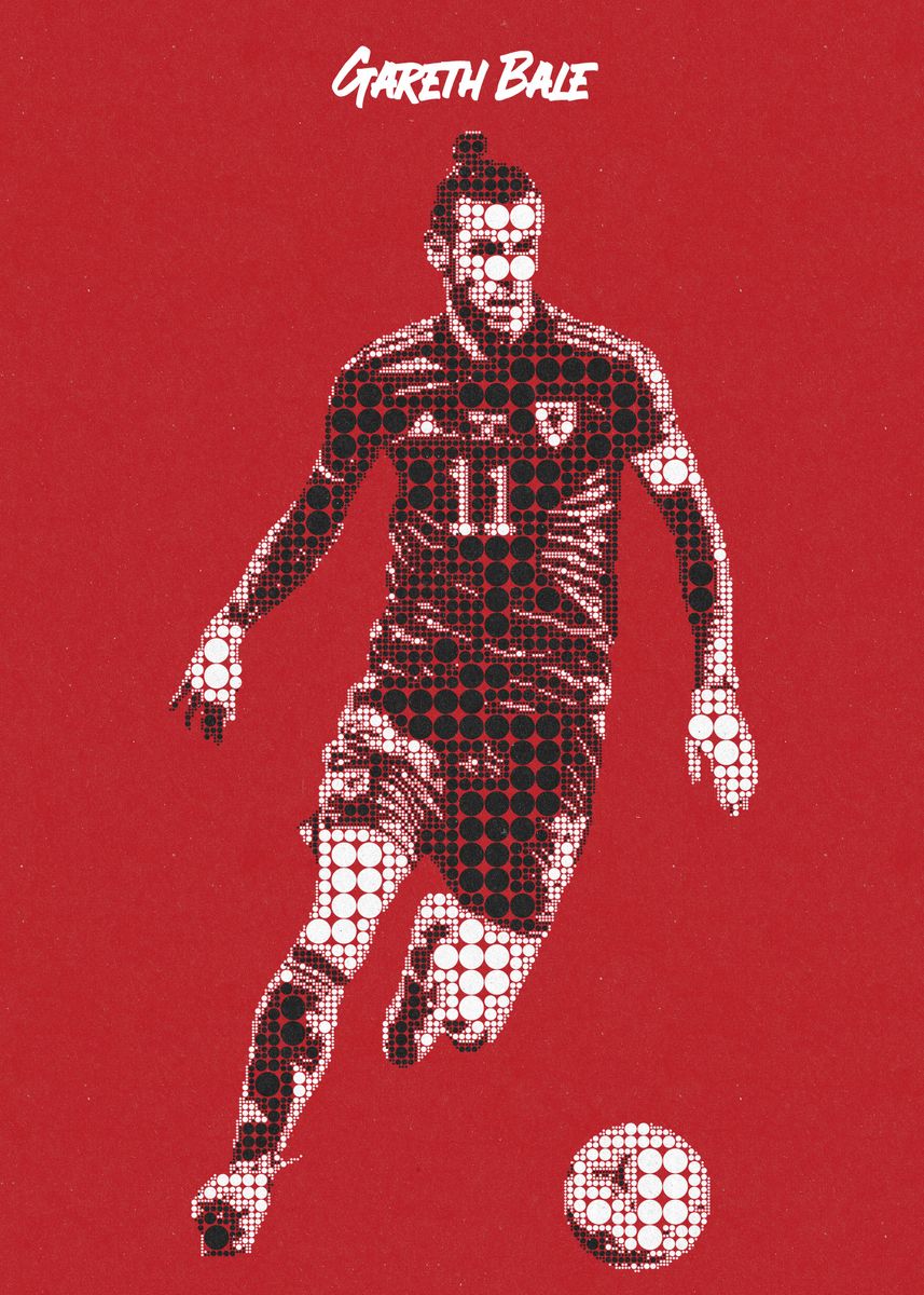 'gareth bale' Poster, picture, metal print, paint by Trending Awesome ...
