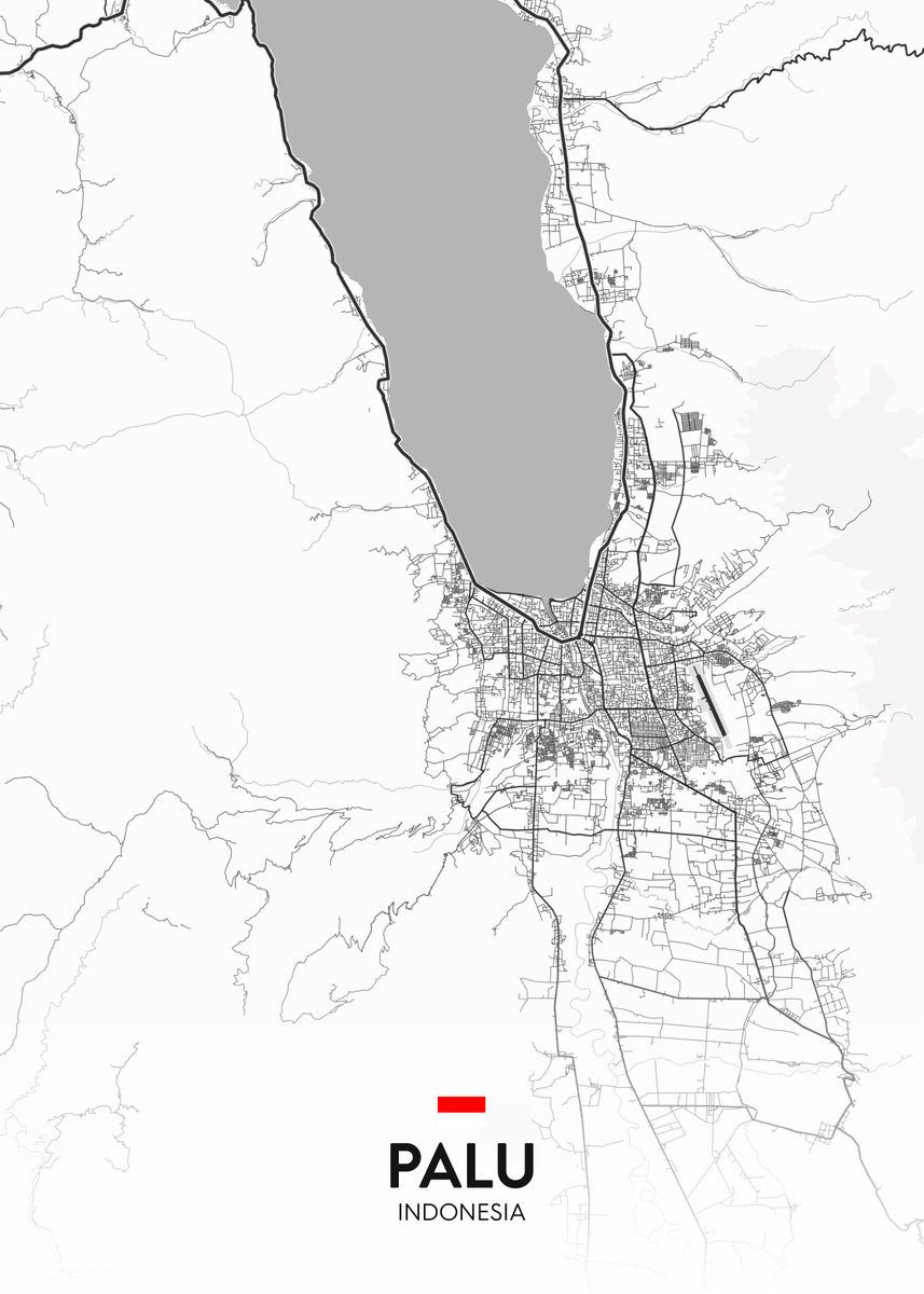 'Palu ID' Poster, picture, metal print, paint by IMR Designs | Displate