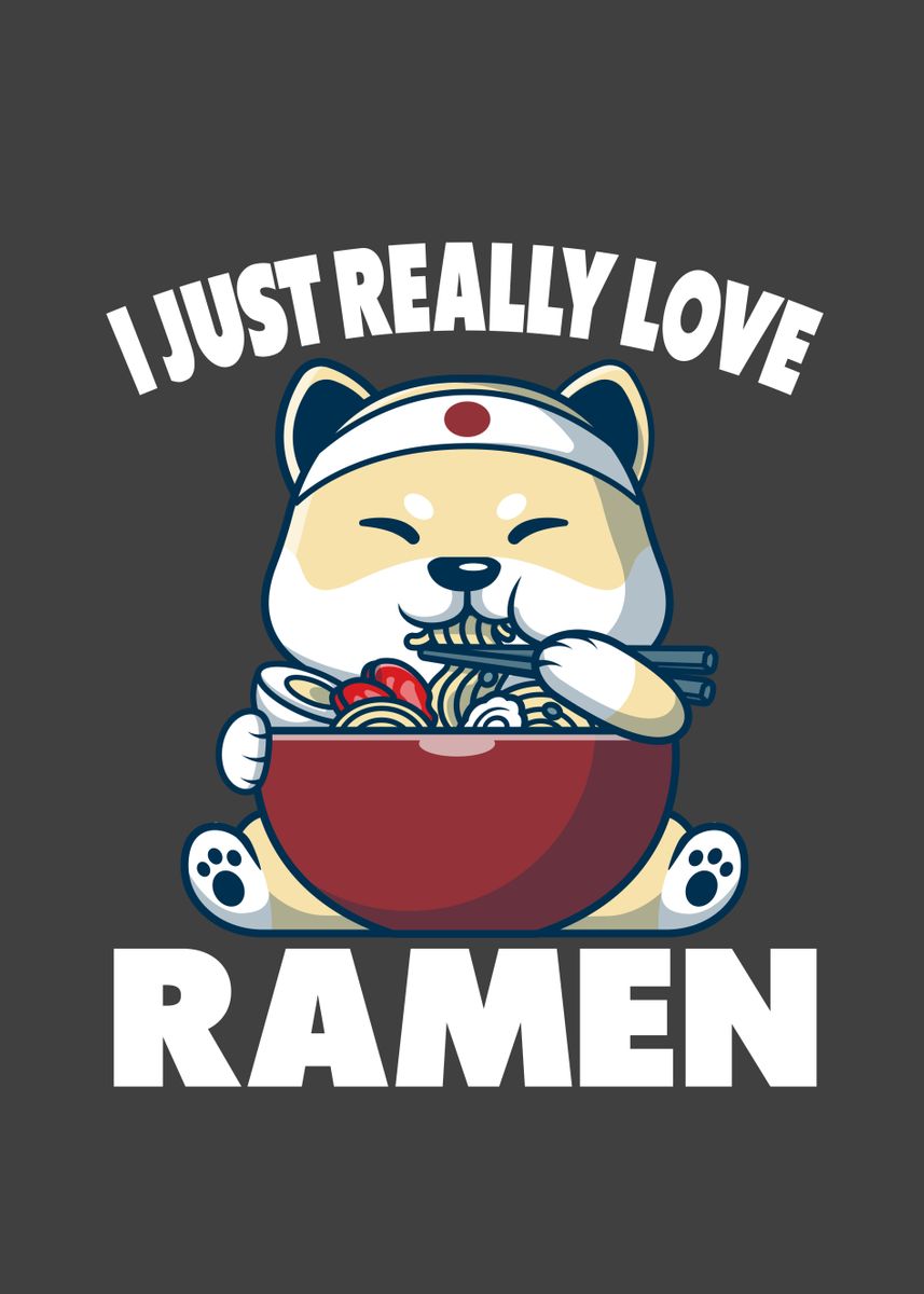 'Wave Japanese Ramen Noodle' Poster by Artur | Displate