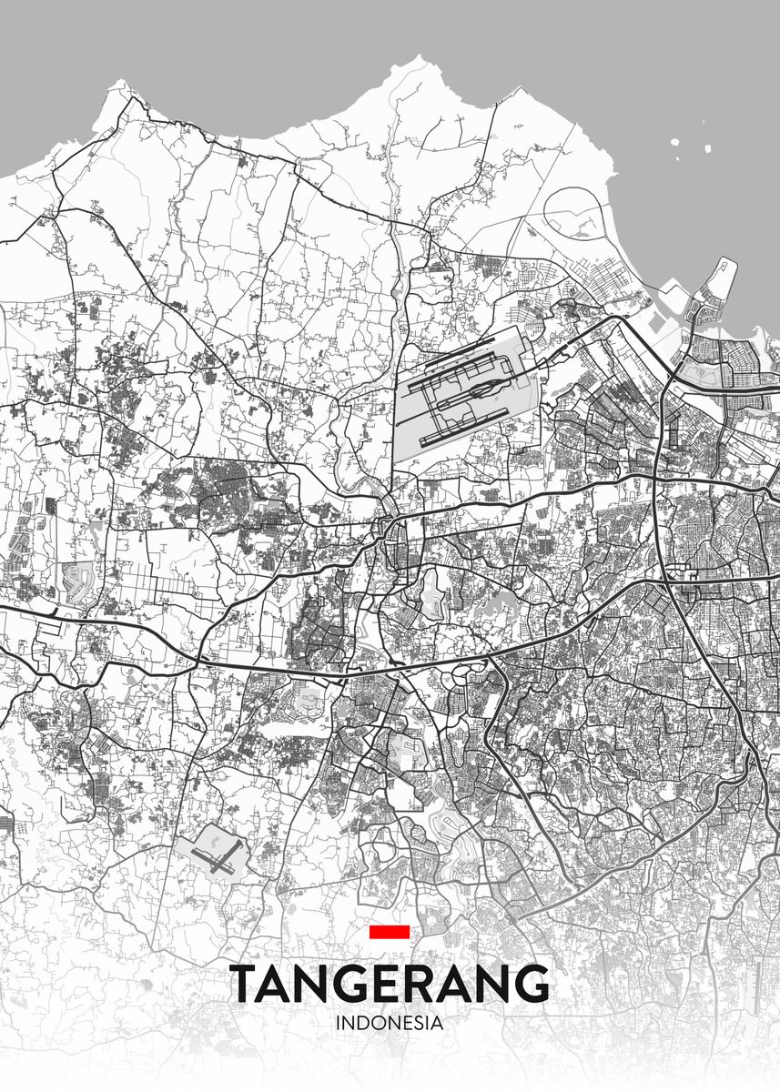 'Tangerang ID' Poster by IMR Designs | Displate