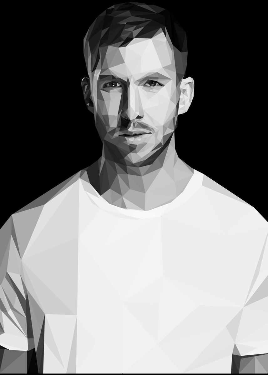 'Calvin Harris' Poster, picture, metal print, paint by Lowpoly Posters ...