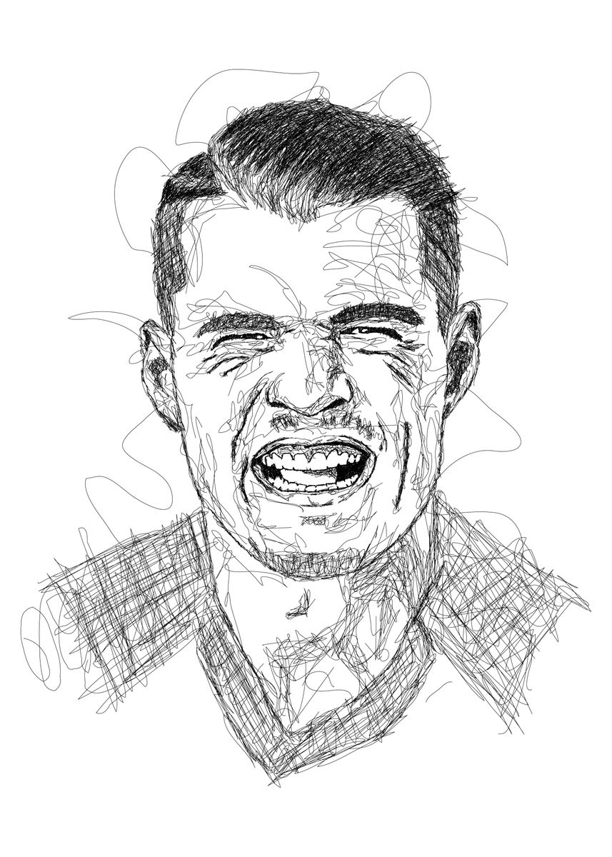 'People on Scribble art' Poster by ujang sendiana | Displate