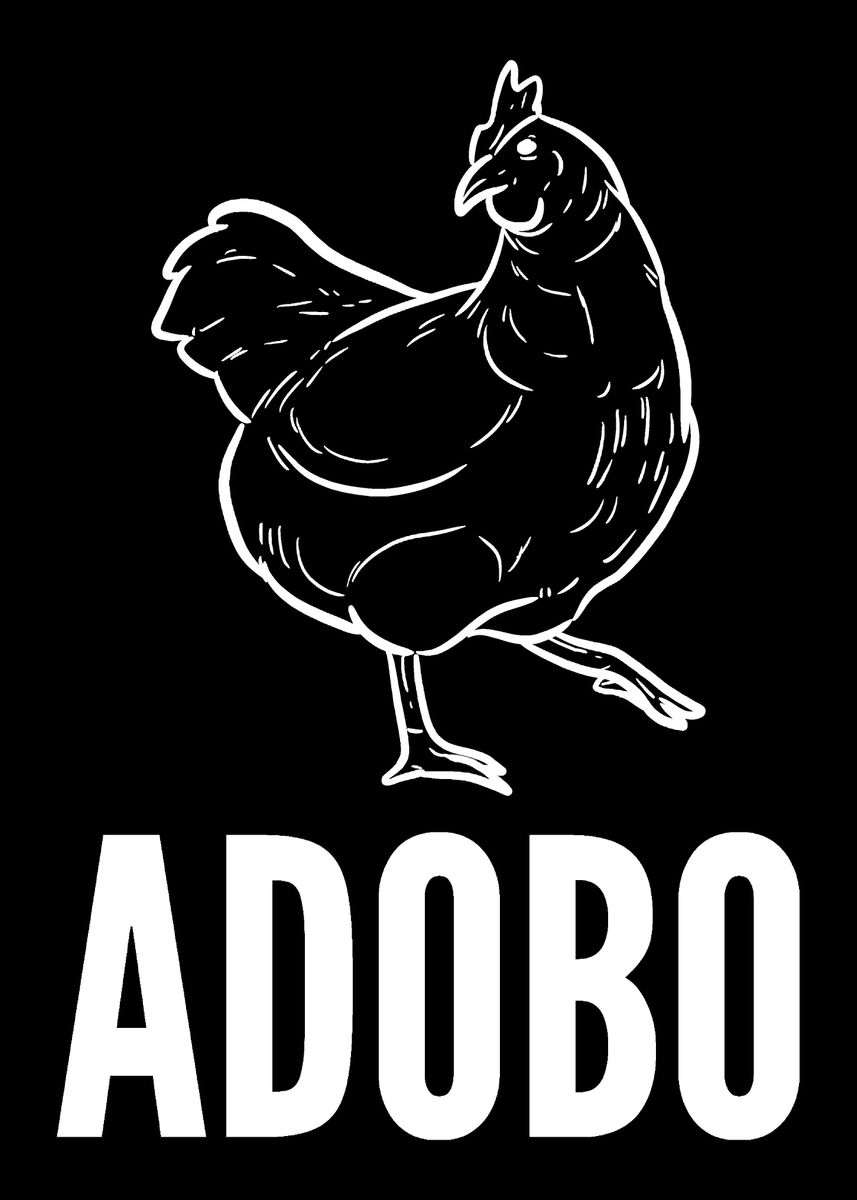 'Chicken Adobo Filipino Cit' Poster, picture, metal print, paint by ...