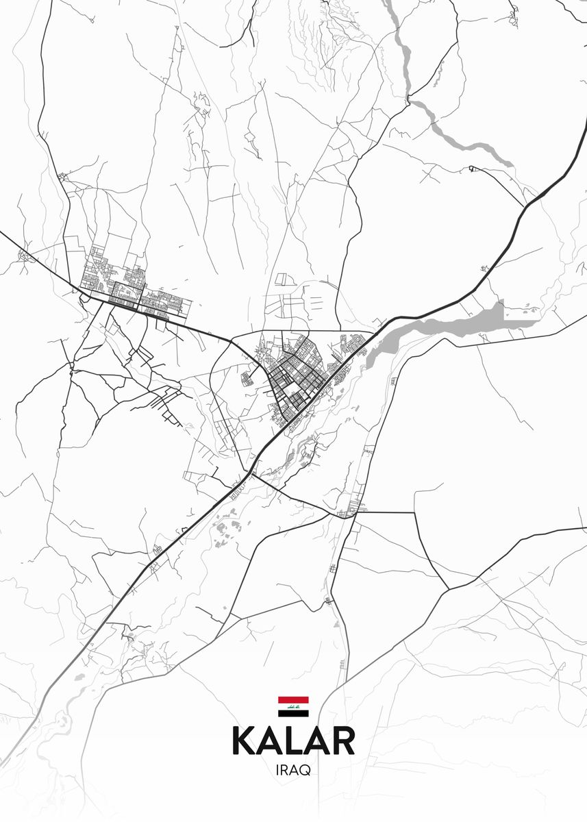 'Kalar IQ' Poster, picture, metal print, paint by IMR Designs | Displate