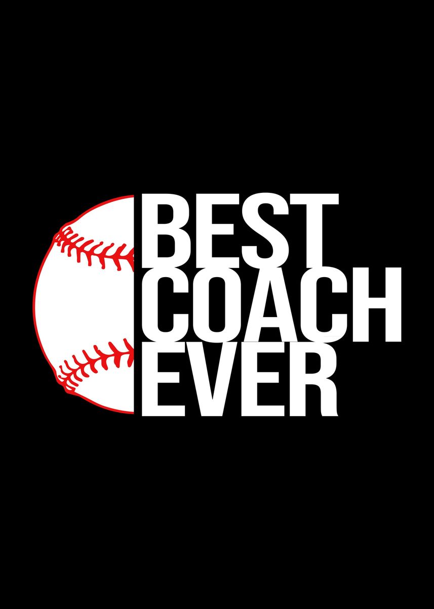 'Baseball Coach' Poster by FunnyGifts | Displate