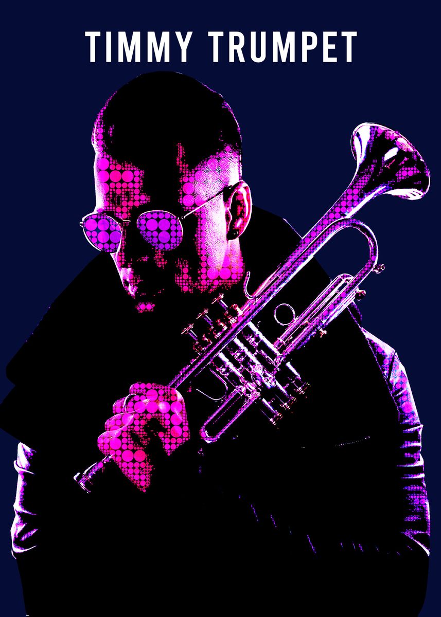 'TIMY TRUMPET' Poster, picture, metal print, paint by Bestselling Music ...