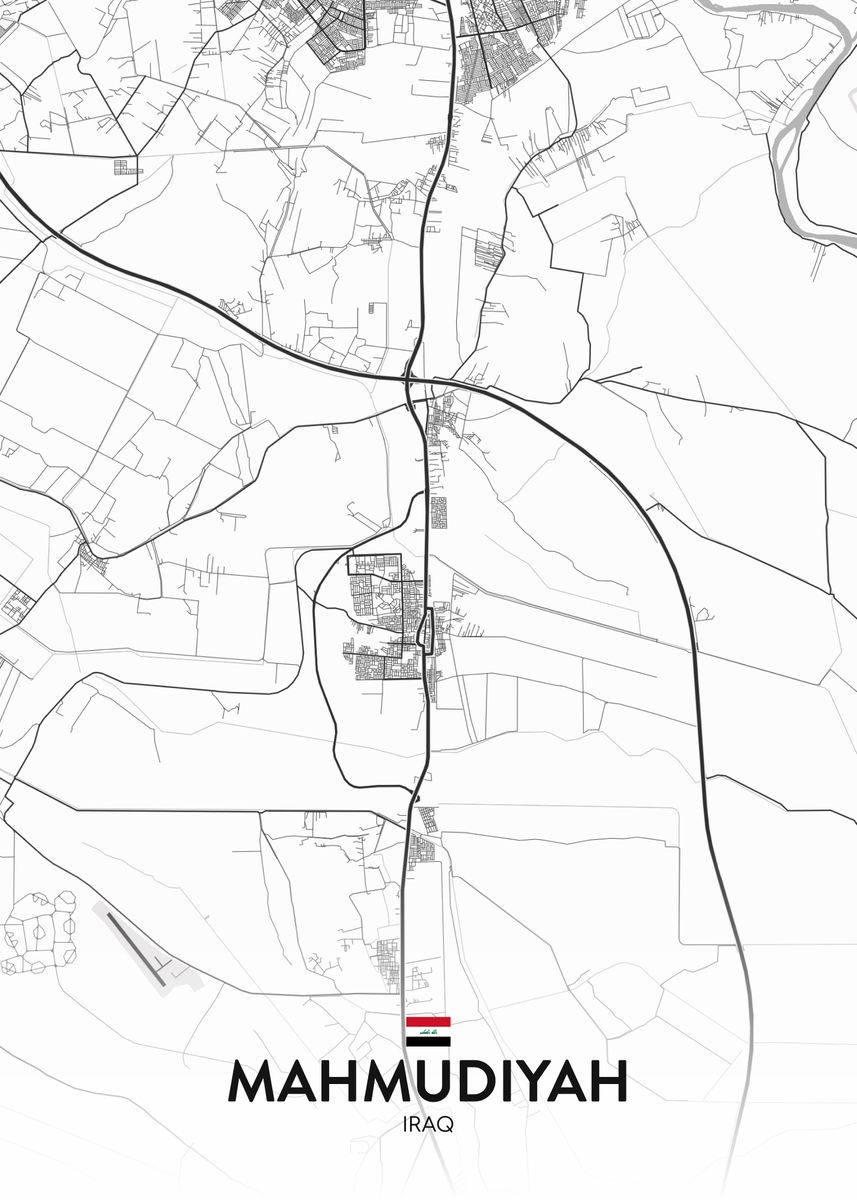 'Mahmudiyah IQ' Poster, picture, metal print, paint by IMR Designs ...