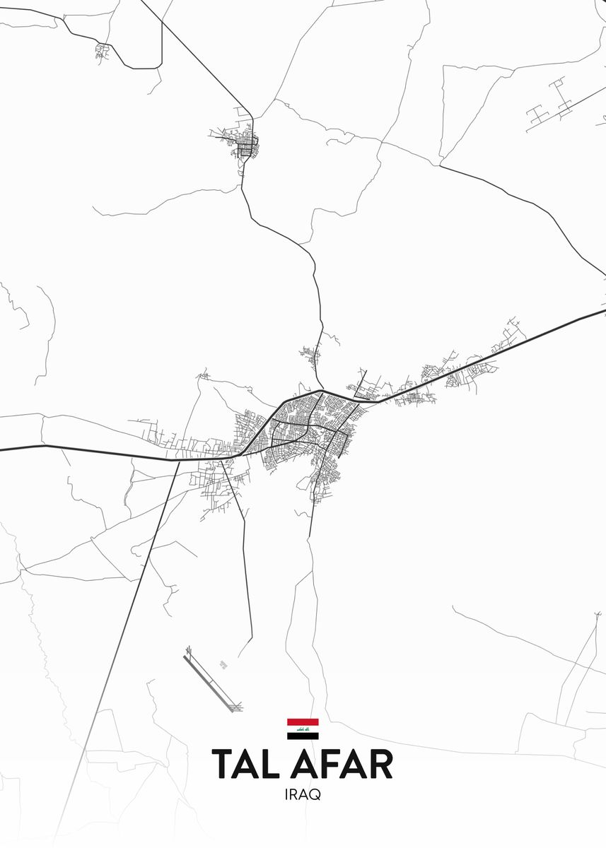 'Tal Afar IQ' Poster, picture, metal print, paint by IMR Designs | Displate