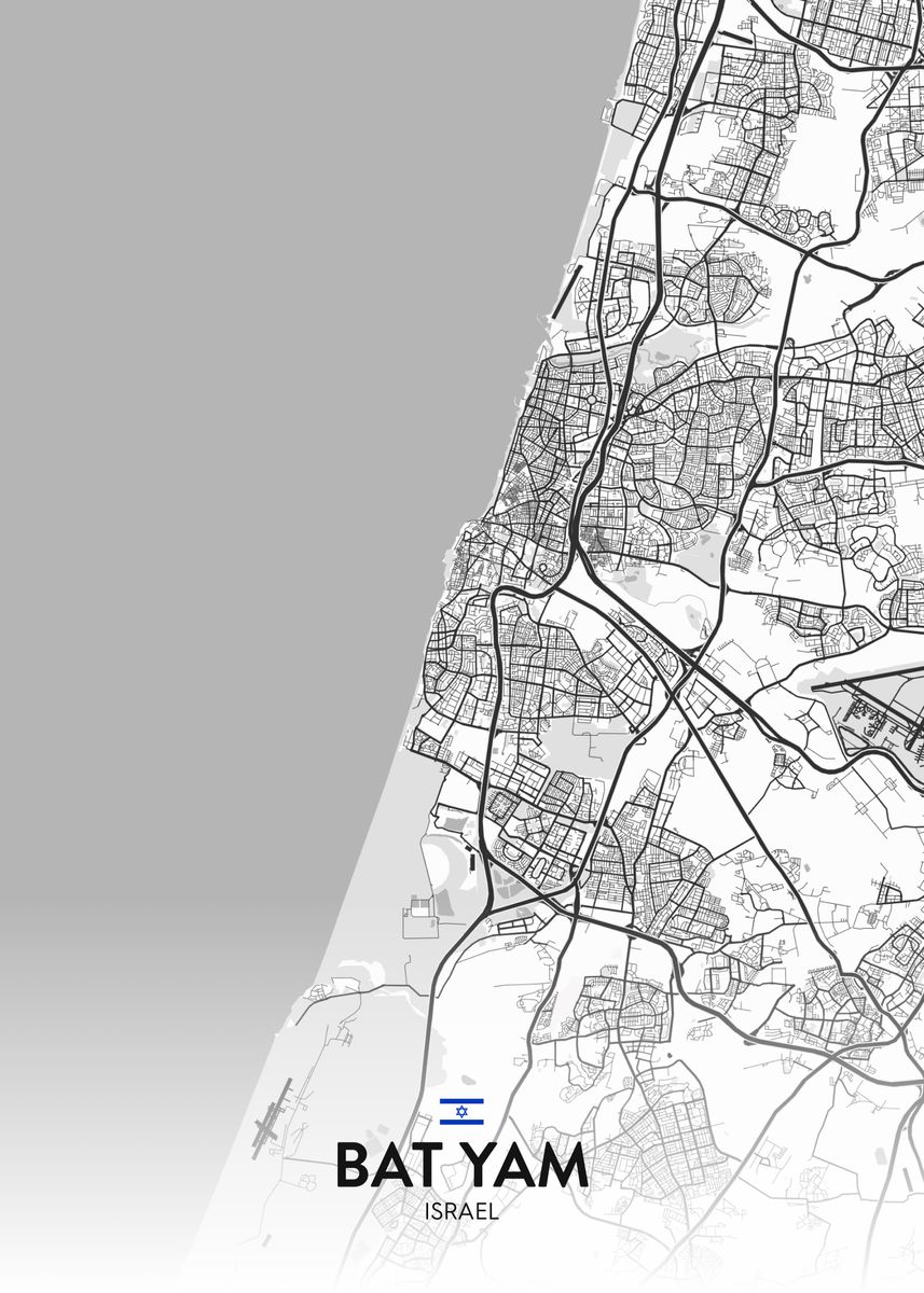 'Bat Yam IL' Poster by IMR Designs | Displate