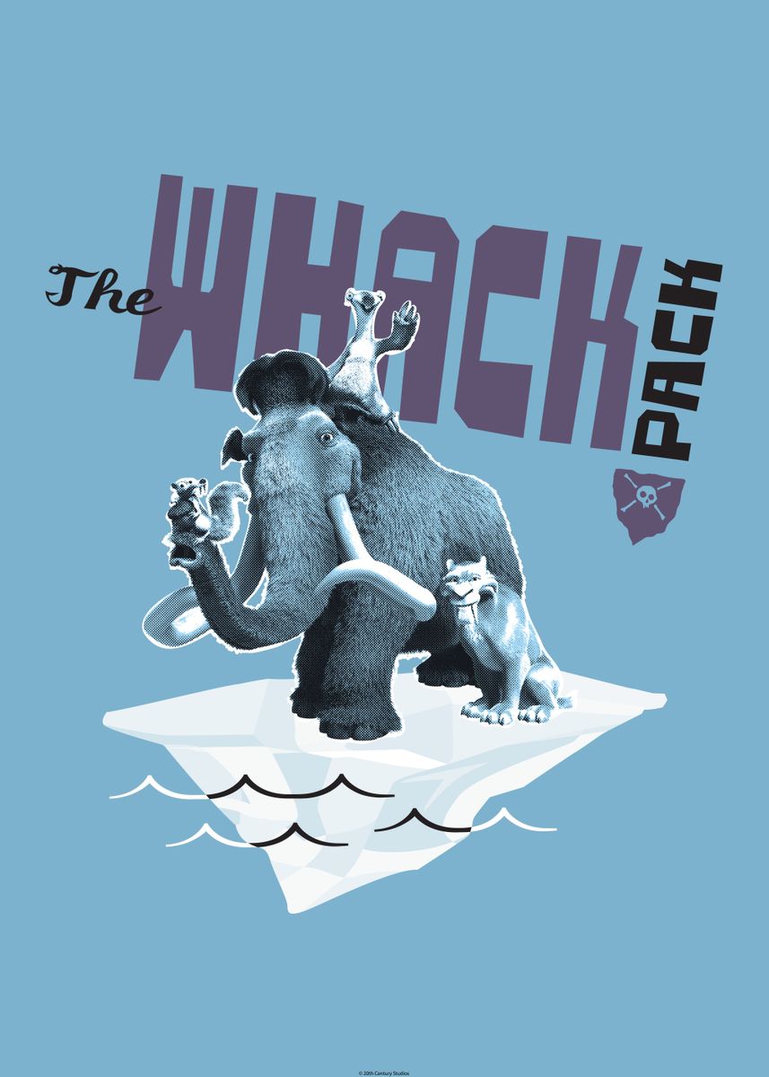 'The Whack Pack' Poster, picture, metal print, paint by Ice Age | Displate