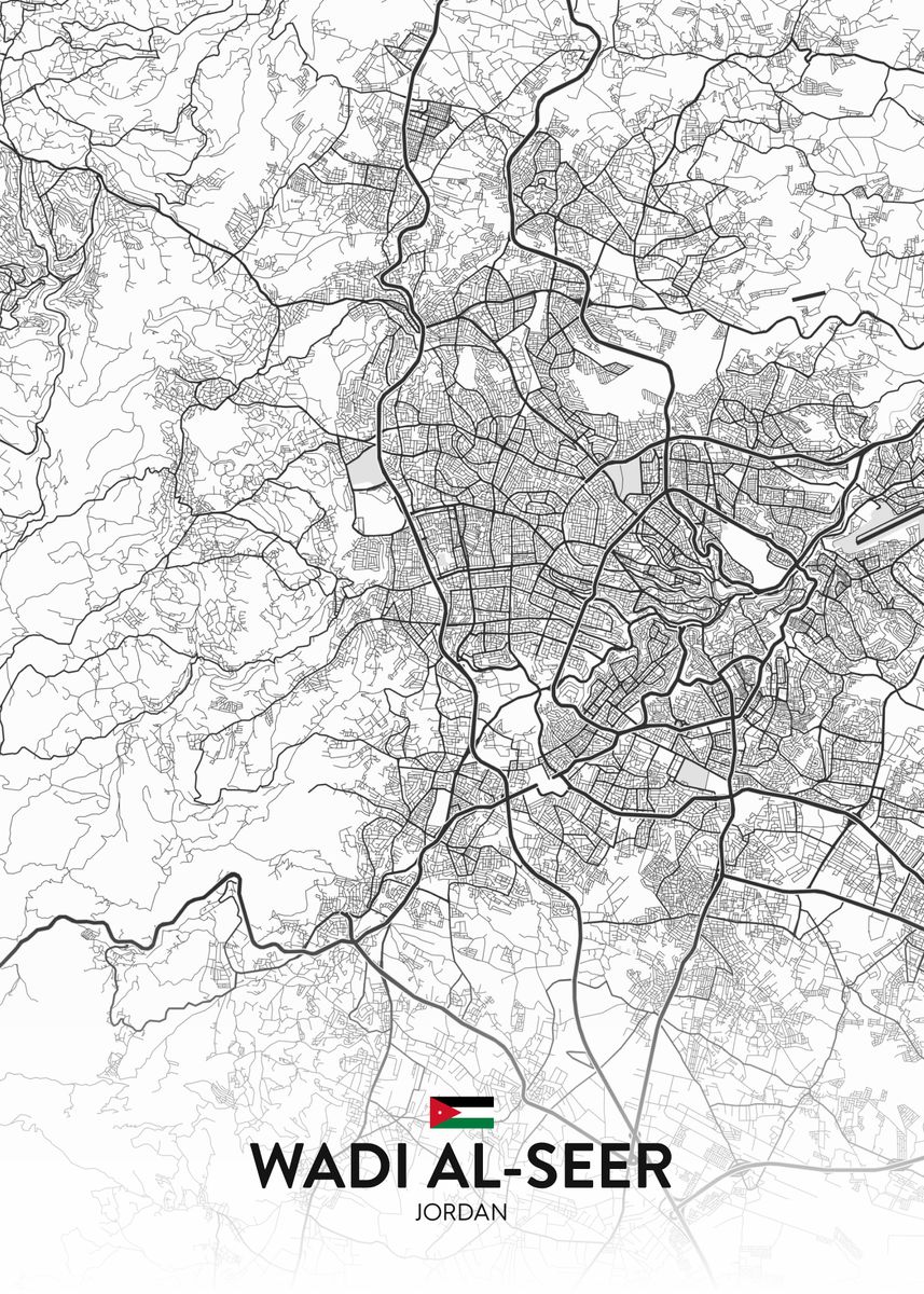 'Wadi Al Seer JO' Poster, picture, metal print, paint by IMR Designs ...