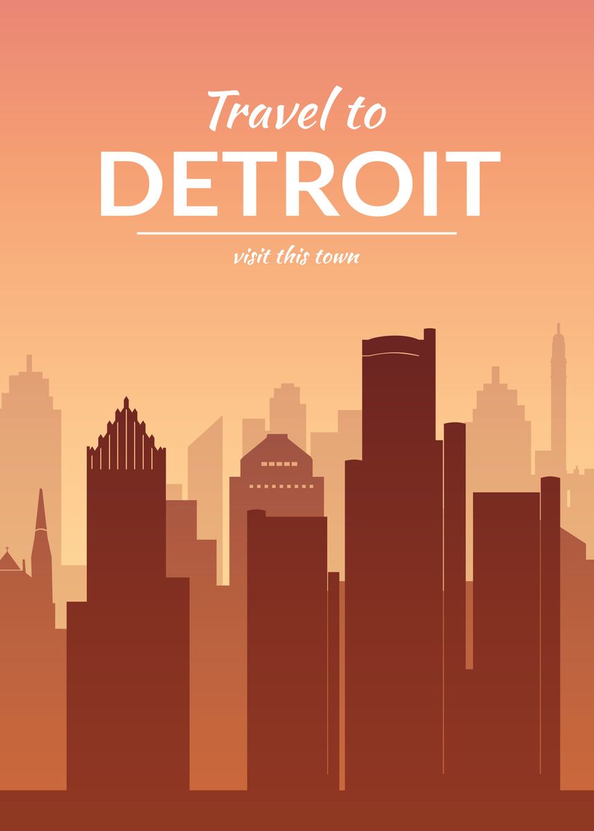 'Detroit' Poster, picture, metal print, paint by Conceptual Photography ...