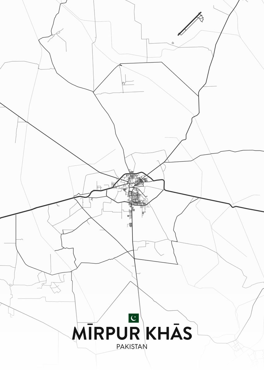 'Mirpur Khas PK' Poster, picture, metal print, paint by IMR Designs ...