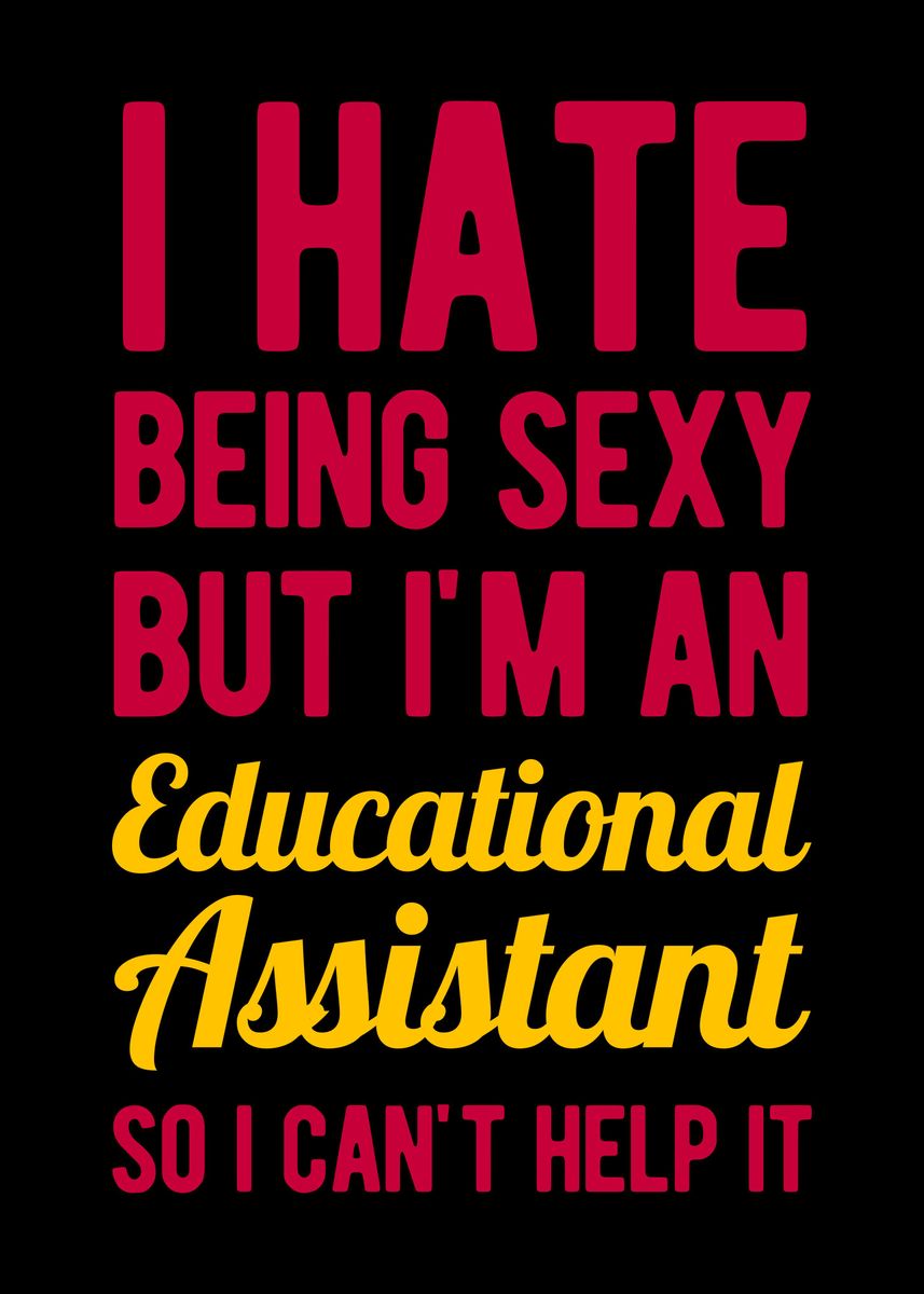 'Educational Assistant' Poster by Visualz | Displate